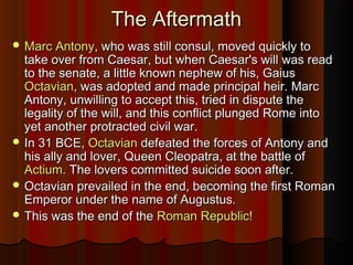 Decline of the Roman Republic | PPT