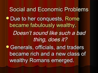Decline of the Roman Republic | PPT