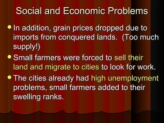 Decline of the Roman Republic | PPT