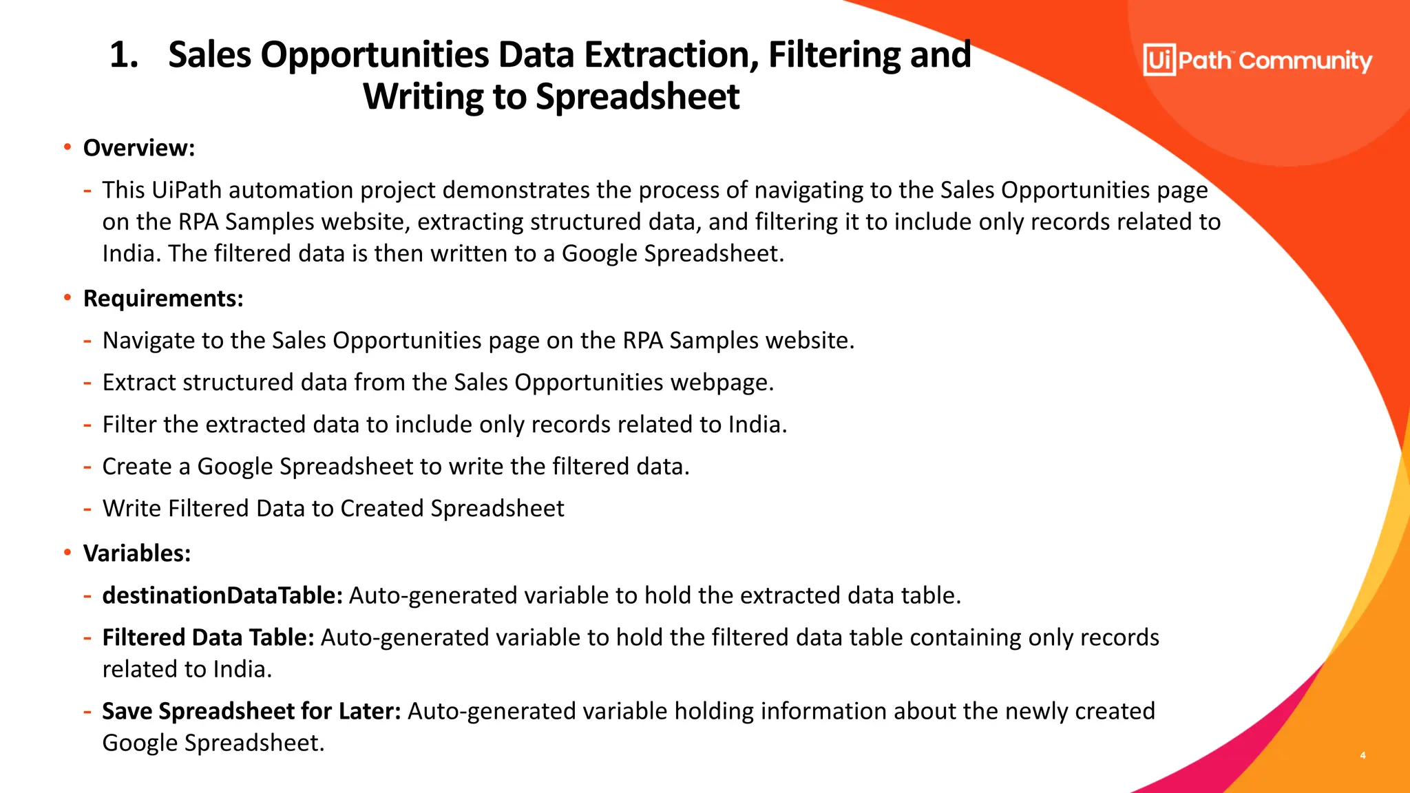 UiPath Studio Web workshop Series - Day 3 | PPTX