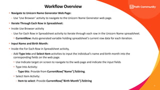 UiPath Studio Web workshop Series - Day 3 | PPTX