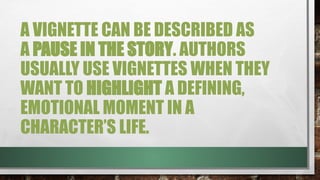 HOW_TO_WRITE_A_VIGNETTE_IN_LITERATURE.pptx | Books and Literature