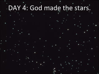 Day 4 Of Creation