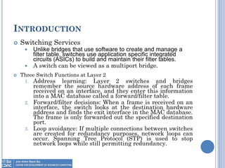Day 4 LAYER 2 SWITCHING | PPT