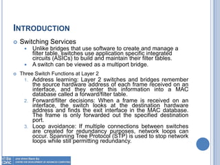 LAYER 2 SWITCHING | PPT