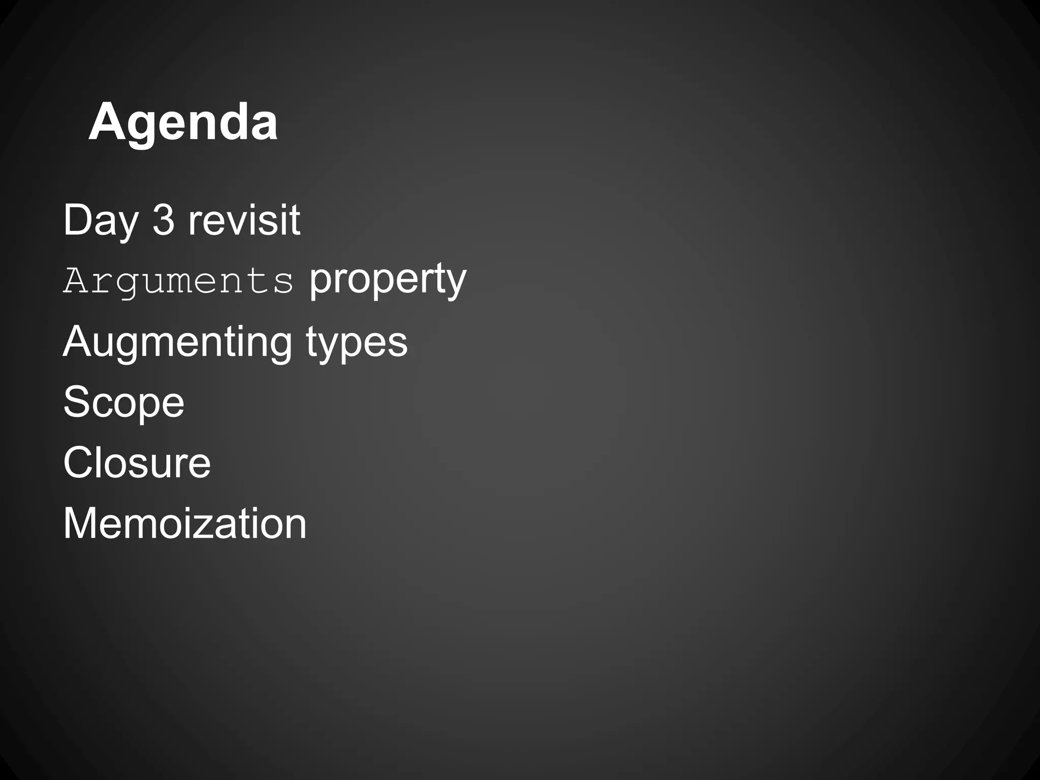 Javascript: The good parts for humans (part 4) | PPT