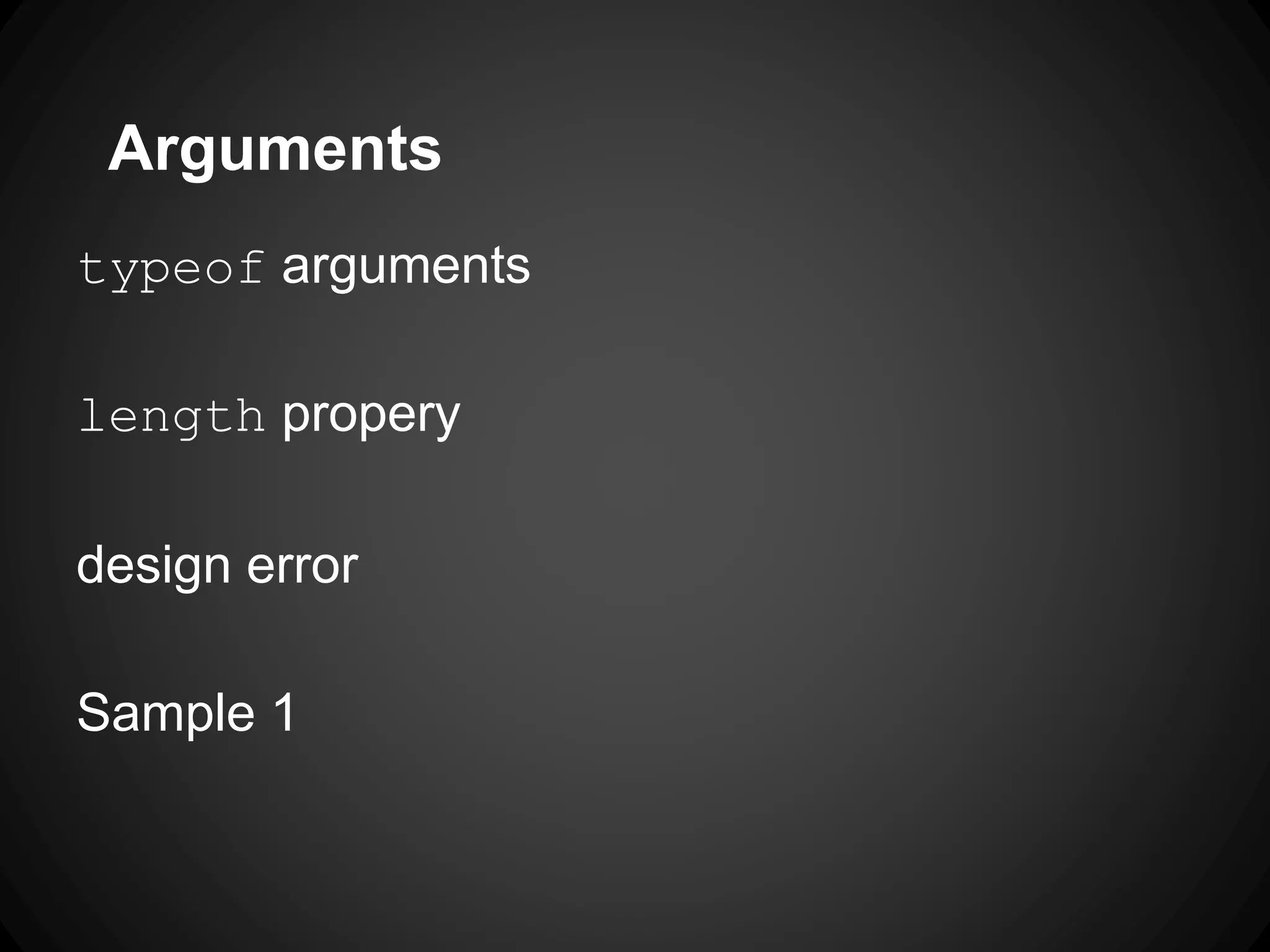 Javascript: The good parts for humans (part 4) | PPT