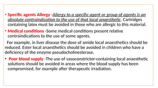 anesthesia in children and their types and indications and contra ...