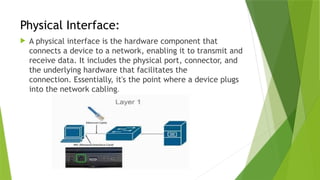 IP Address types, DHCP, Ethernet frame, physical interface | PPTX