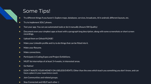 Day 4 android bootcamp | PPT