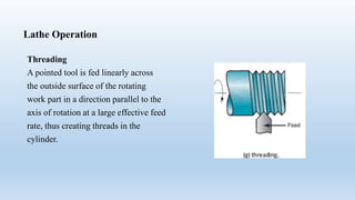 WORKSHOP TECHNOLOGY-Lathe and operation. | PPTX