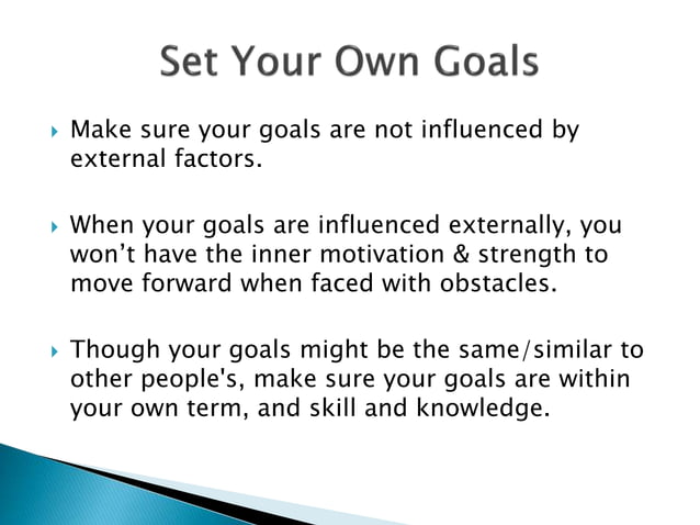 Motivational Tools | PPTX