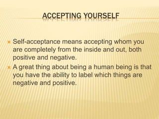 Self-acceptance | PPTX