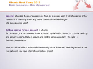 Day4 ubuntu boot camp | PPT