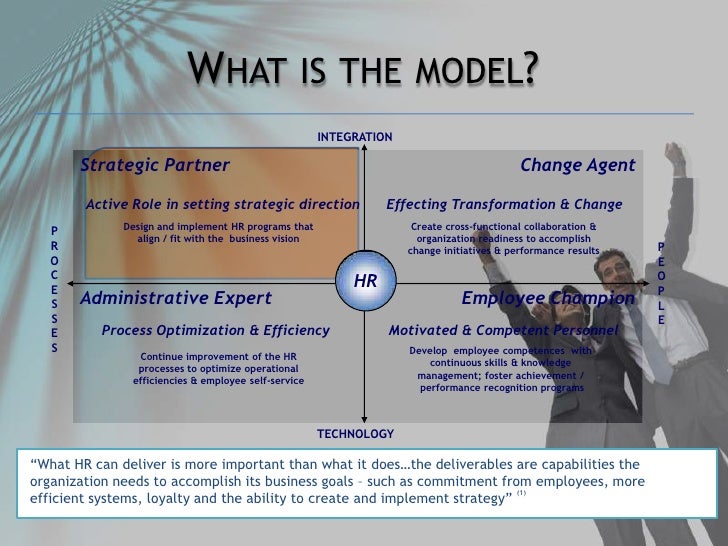 An analysis of Ulrich's HR Model