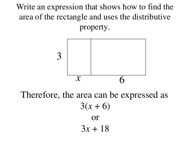 Distributive Property PPT