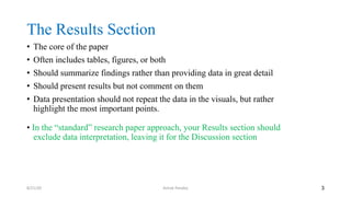 Structure of a manuscript: Day 4 article_writing_note | PPTX