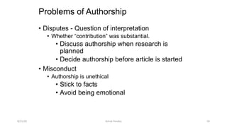 Structure of a manuscript: Day 4 article_writing_note | PPTX