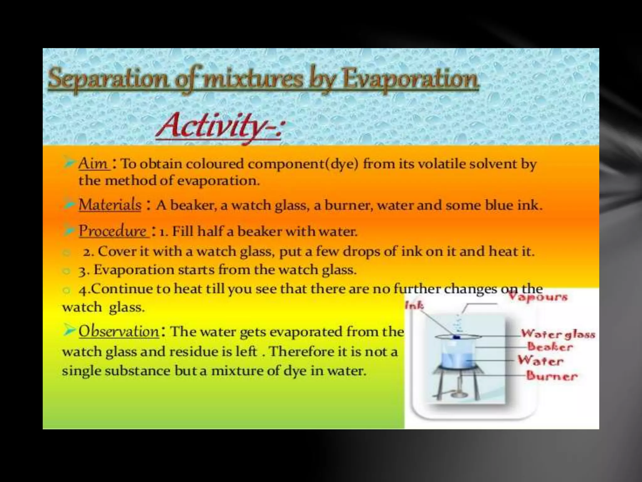 Class ix ch 2 Methods of Separation PART 1 | PPTX | Chemistry | Science