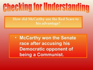 Day 4 red scare.cold war | PPT | Politics