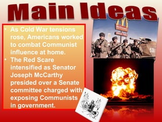 Day 4 red scare.cold war | PPT | Politics