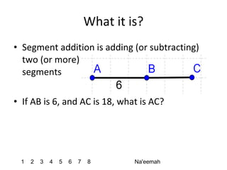 2nd Test - Segment And Angle Addition Ppt | PPT