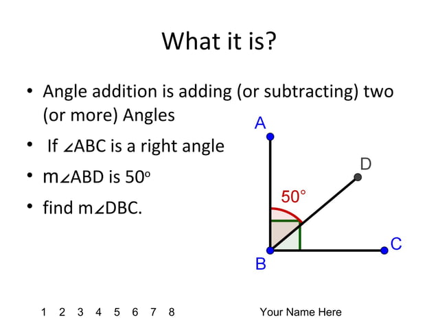 2nd Test - Segment And Angle Addition Ppt | PPT