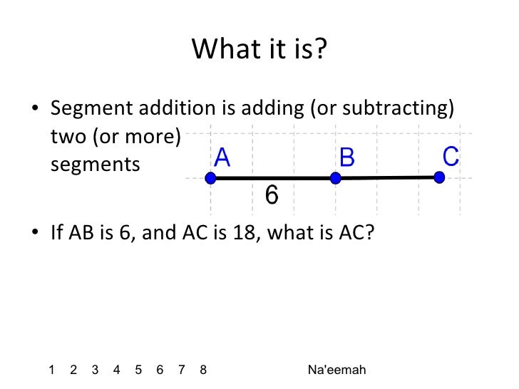 2nd Test - Segment And Angle Addition Ppt