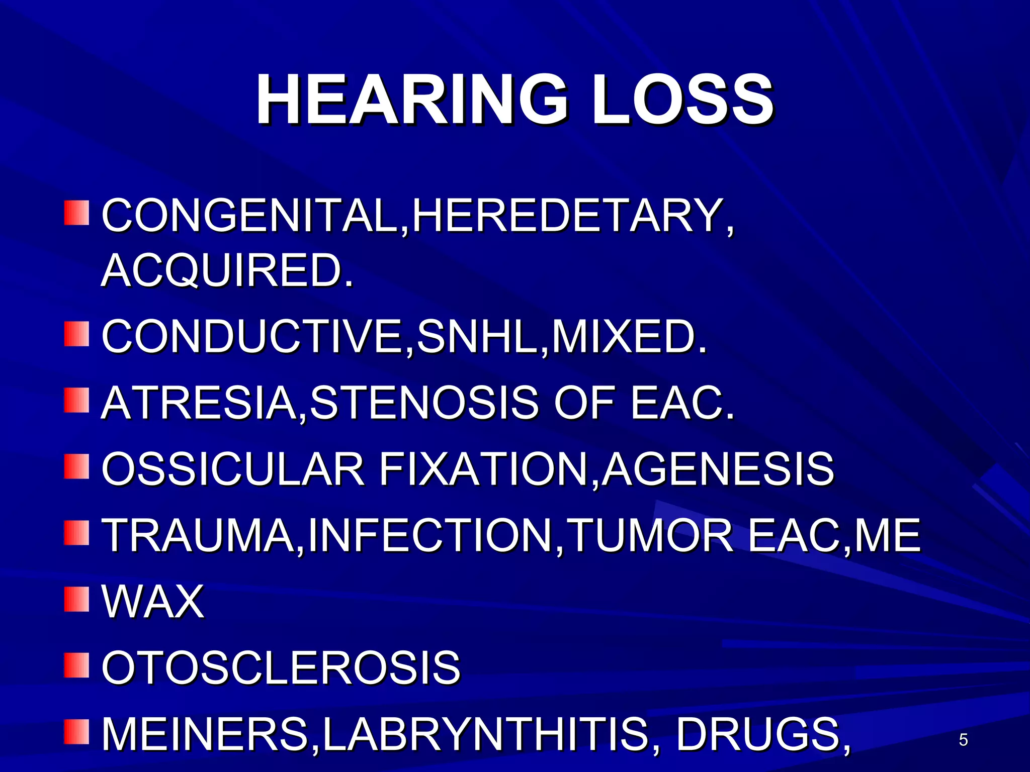 symptomatology of ear diseases | PPT