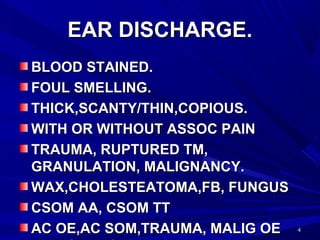 symptomatology of ear diseases | PPT
