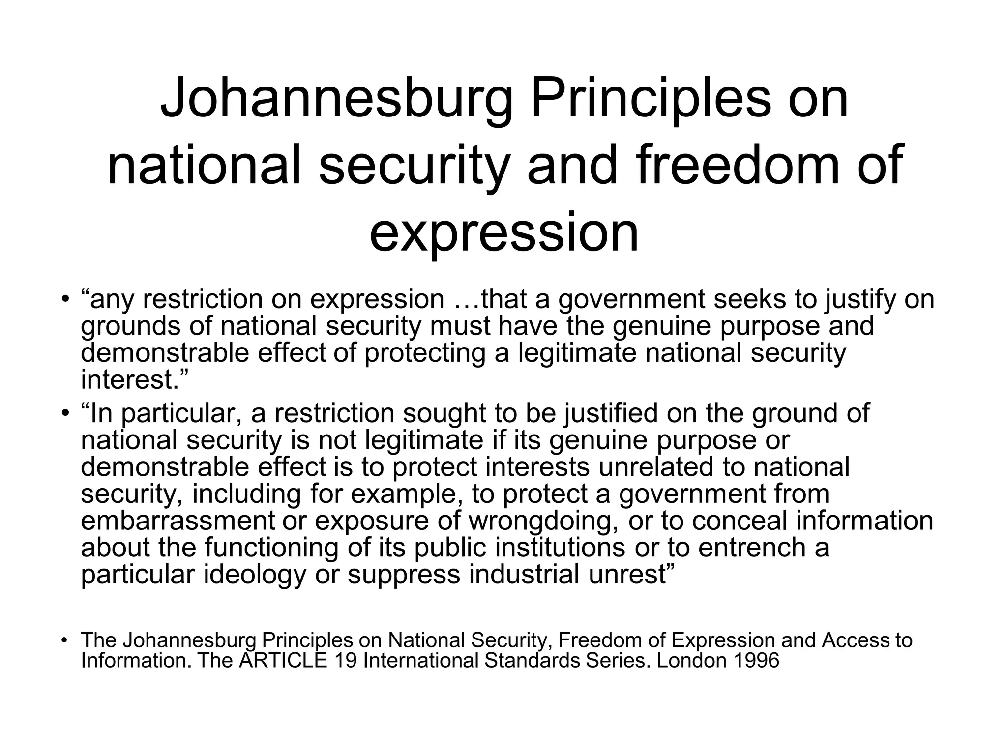 Rights and Responsibilities of Journalists | PDF