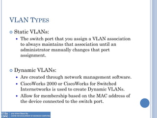 Day 5 VIRTUAL LANS | PDF | Computer Networking | Computing