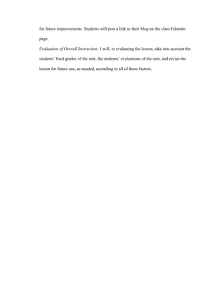 Day 5 Lesson Plan | PDF