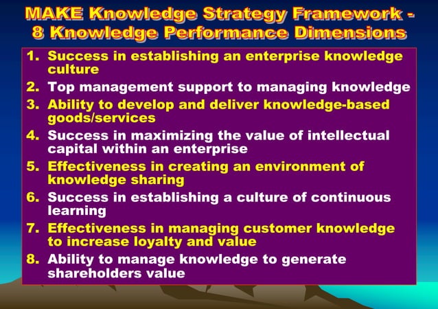 Knowledge Management Measurement | PPT