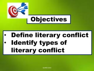 DEFINING LITERARY CONFLICT (GRADE 10) | PPTX