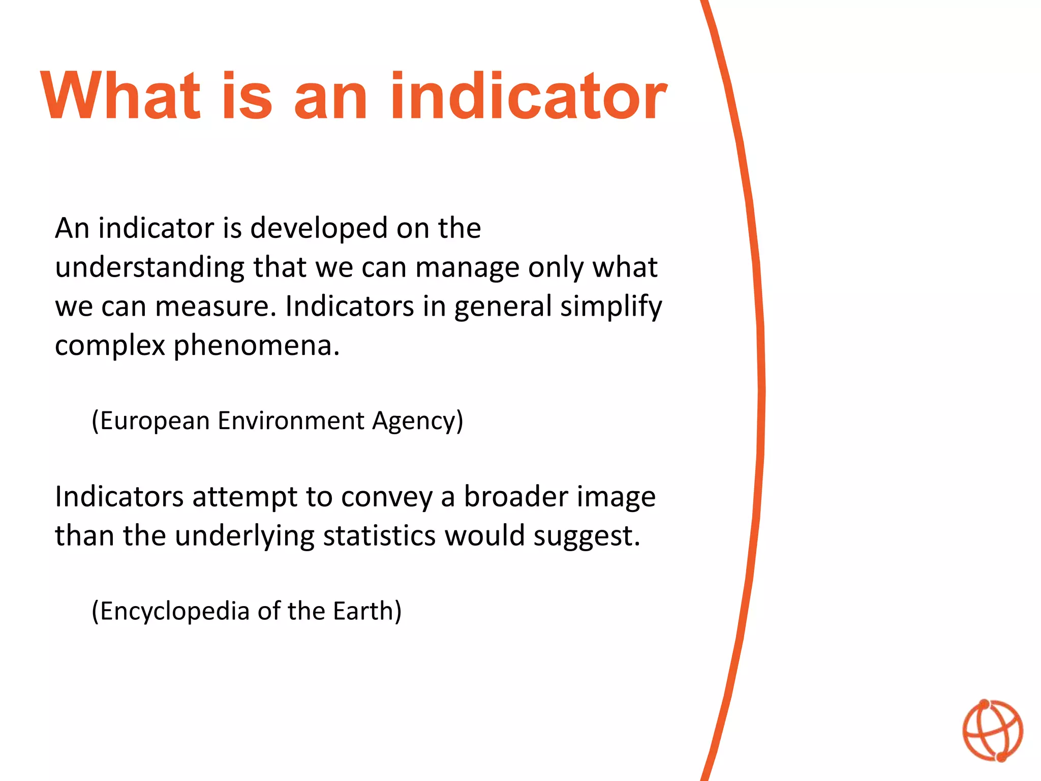 Measuring Progress: Indicators, data sources and assessment | Laszlo ...