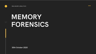 Memory Forensics | PPT