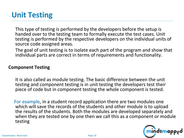 Session 05 - Testing Concepts | PPT