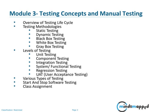 Testing Concepts and Manual Testing | PPTX