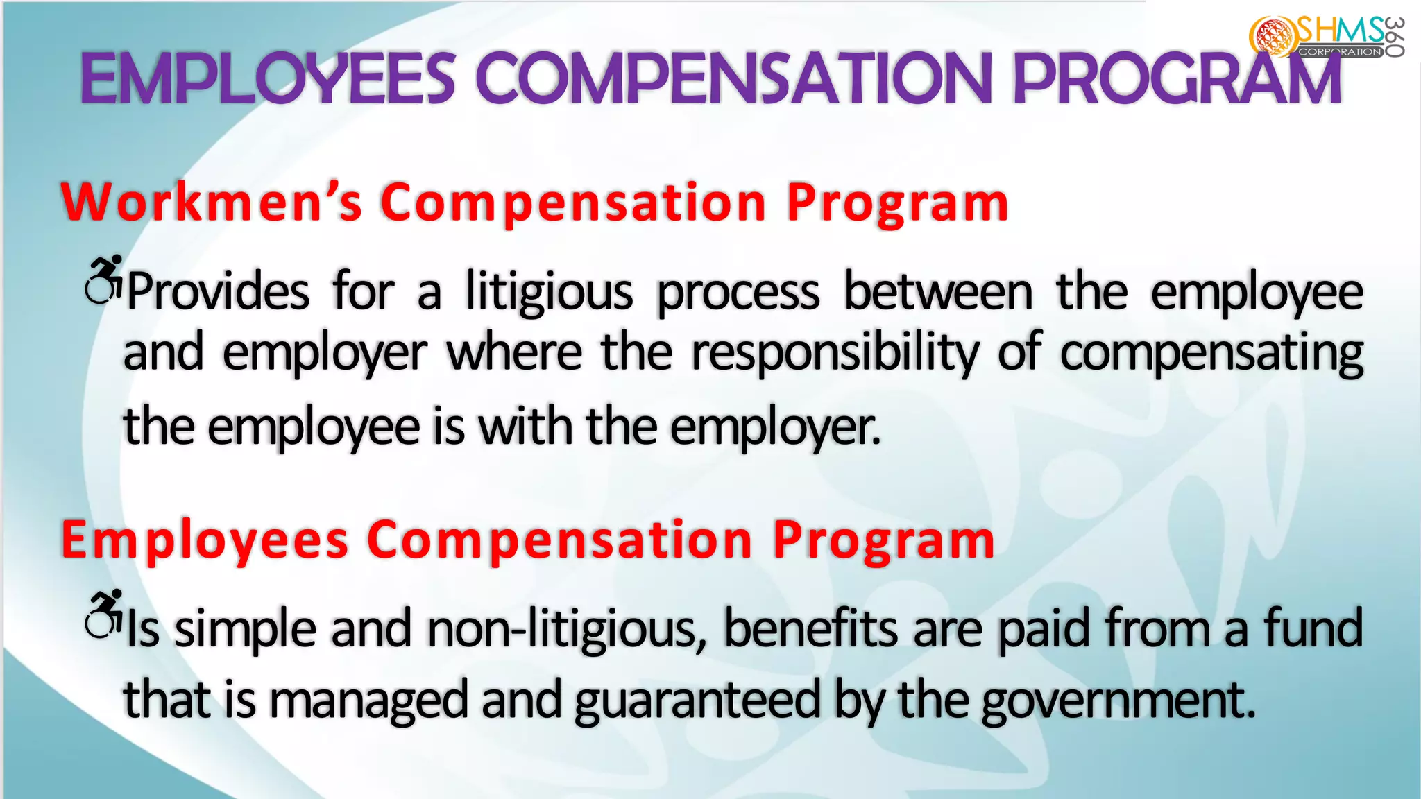 Day 5 - Workplace Emergency Preparedness, ECP, OSH Legislations, OSH ...