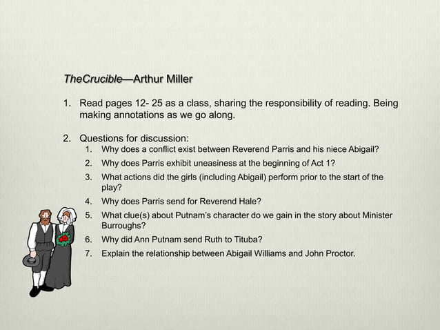 Day 5 act 1 crucible | PPT