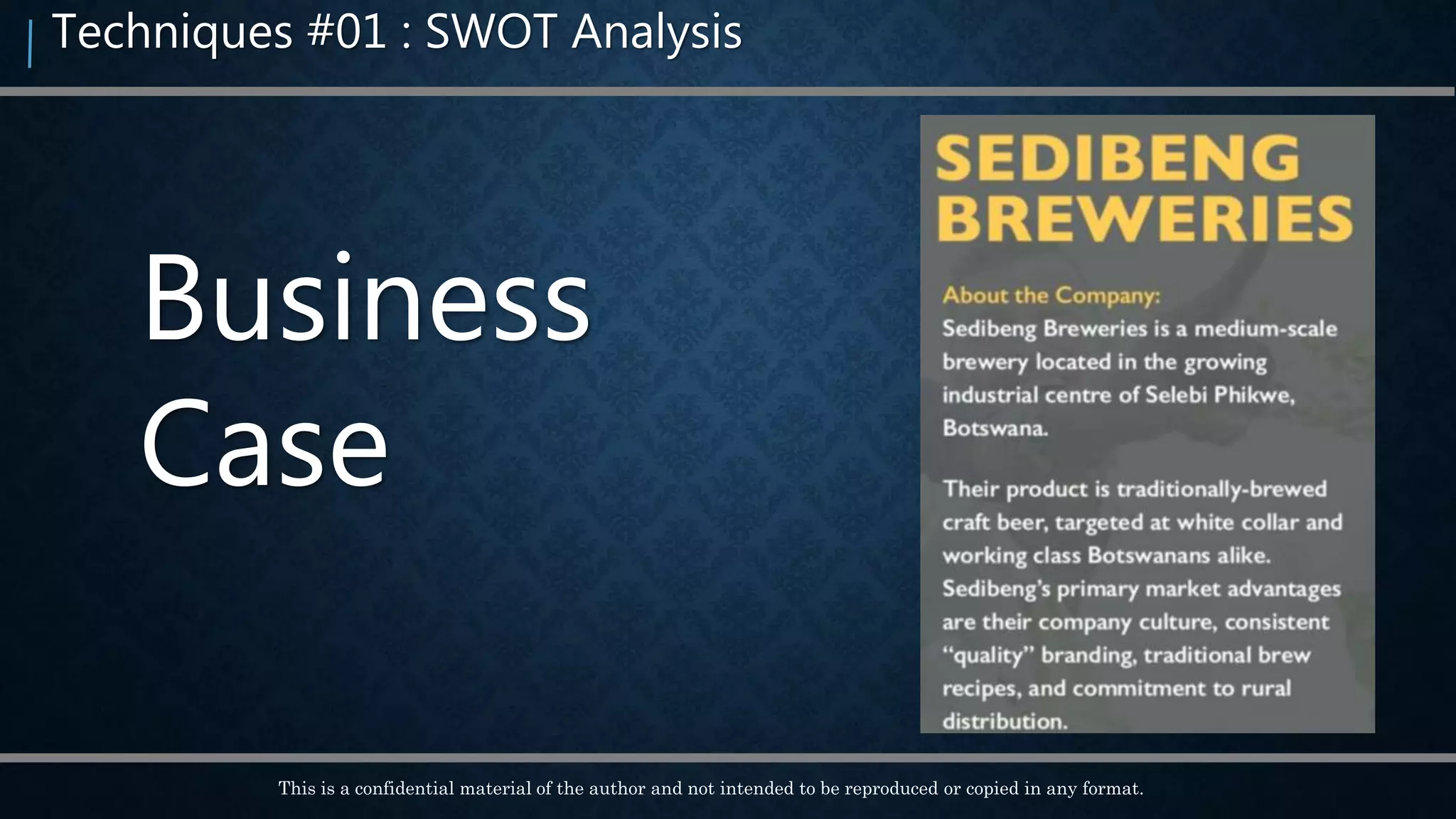 Business Analysis Techniques | PPSX