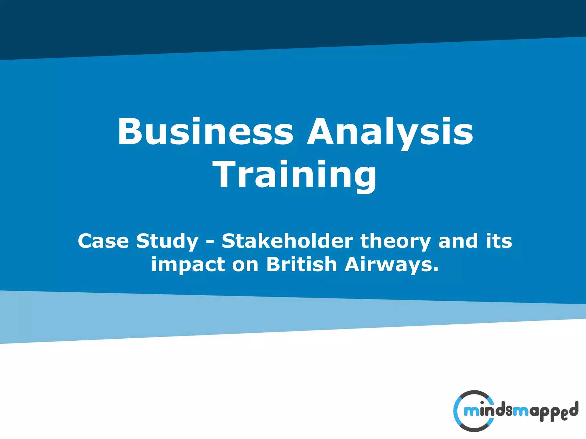 Case Study British Airways Stakeholder Analysis | PPT