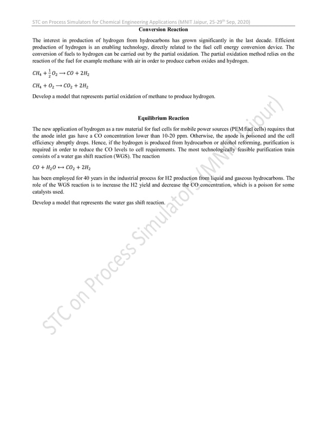 DWSIM hands on reactors and simple flowsheet | PDF