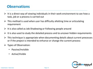 Requirement Elicitation Techniques | PPT
