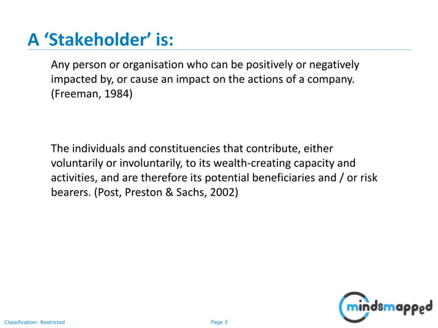 Stakeholder Analysis | PPSX