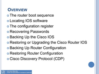 Manage CISCO IOS | PPT