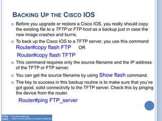 Manage CISCO IOS | PPT
