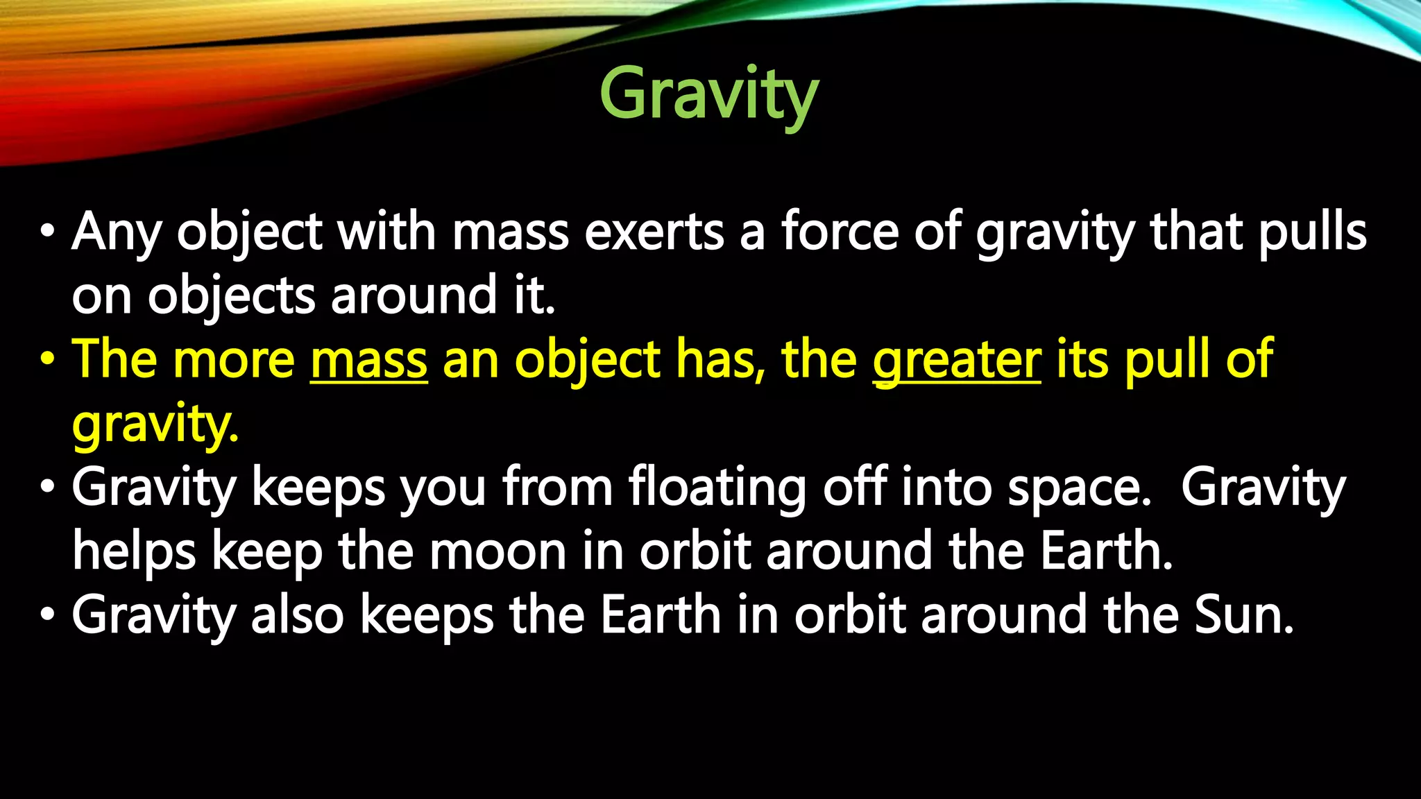 Day 6 - Force and Motion - How Distance and Mass Affect Gravity Power ...