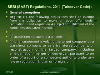 Day 6- LODR, SAST and Insider Trading.ppt